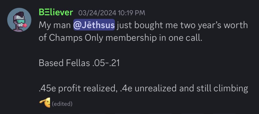 Champs Only | Private Community